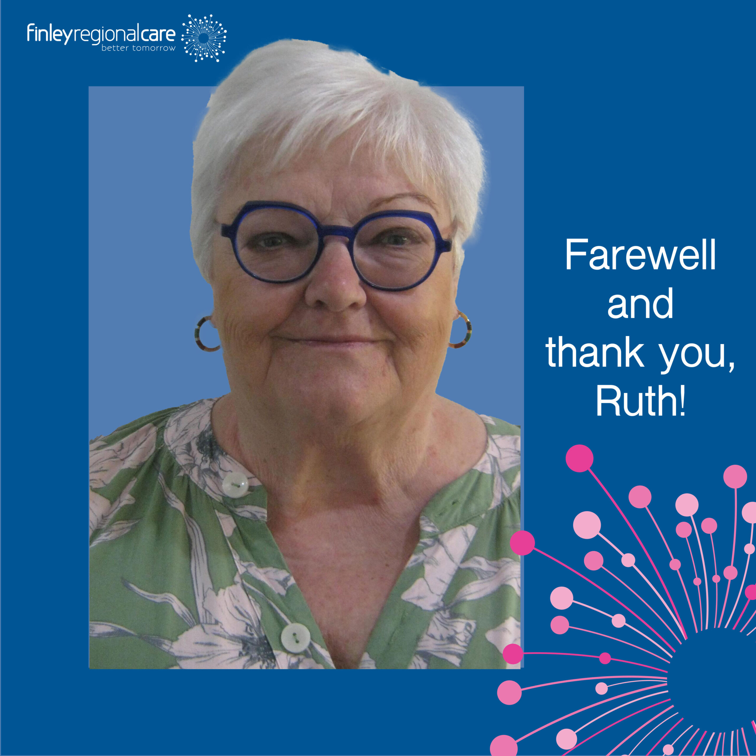 Farewell and thank you, Ruth - Finley Regional Care